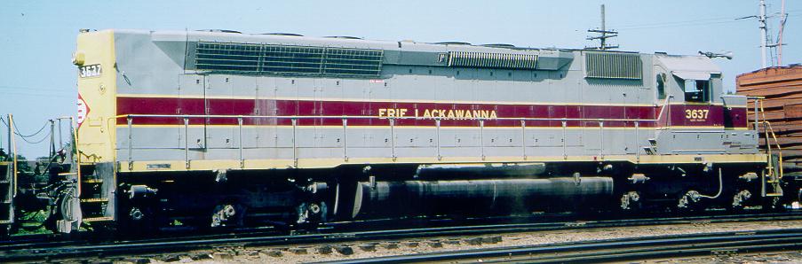 ERIE LACKAWANNA - SDP45 3637