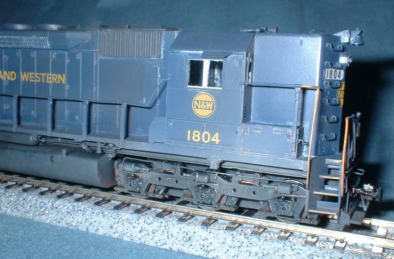 The next group of photos shows the painted and finished model.